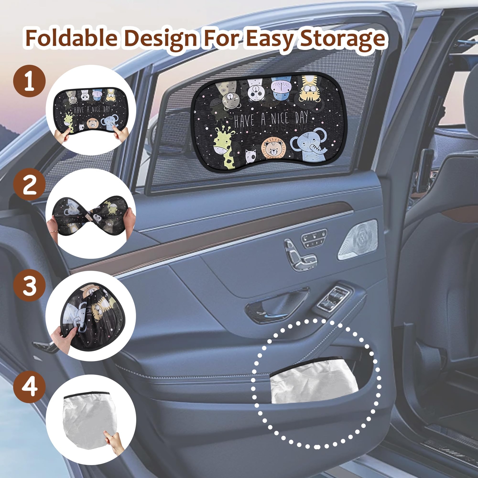 Scratch-proof Sun Shade With Fine Stitching And Tear-resistant ...