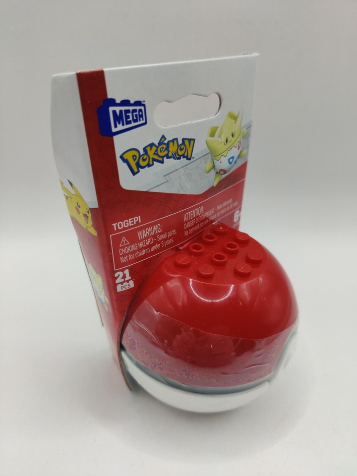MEGA Pokemon TOGEPI Pokeball 21 Pieces Building Block Set Ages 6+ Toy ...