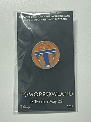 Disney’s TOMORROWLAND Pin Button Regal Cinemas Movie Promo 2015 New ...