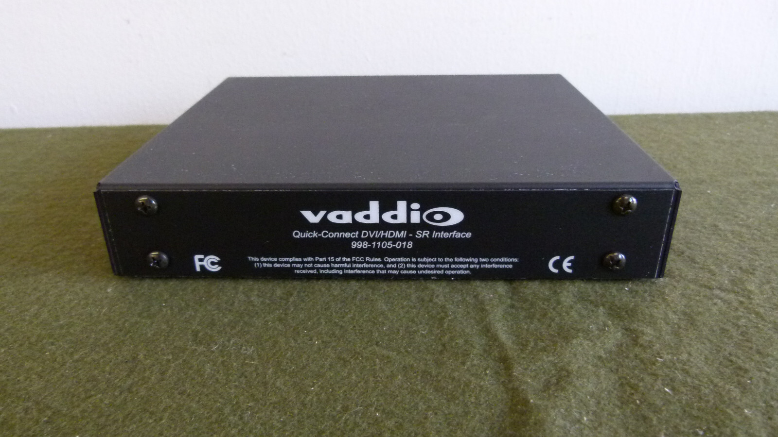 Vaddio 998-1105-018 Quick-Connect DVI/HDMI - SR Interface Camera System ...