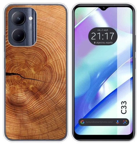 Cover In Silicone Per Realme C33 Design Legno 04 Disegni 8434844870666 ...