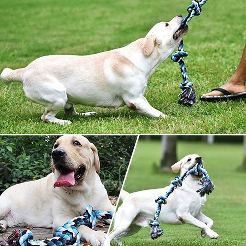 Dog Rope Toys Large XXL Rope Toys For Large Dogs Teeth Cleaning Tug Of ...
