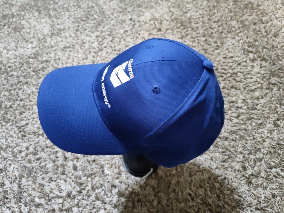 Chevron Human Energy Hat Adult Mens Blue Strap Back Cap Adjustable Hook ...