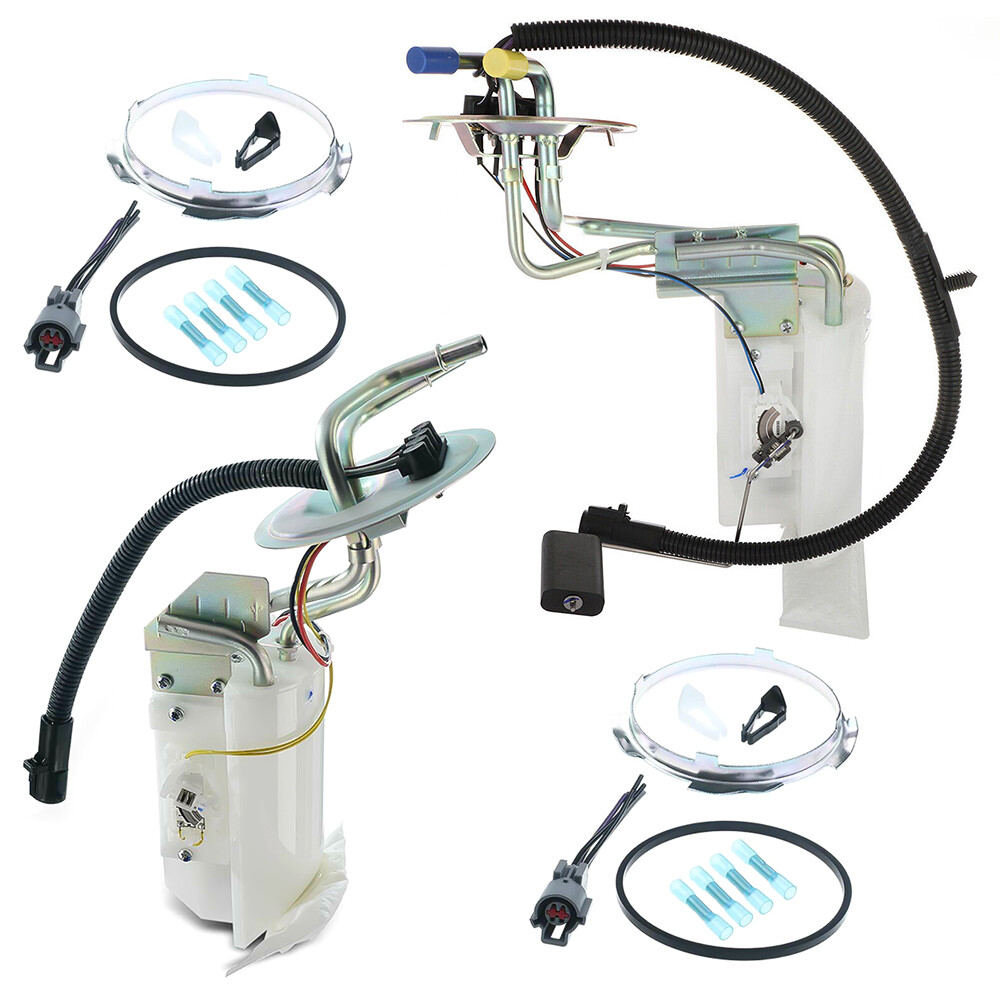 2x Front + Rear Fuel Pump F6TZ9A407AA/F6TZ9A407CA for Ford F-150 F-250 ...
