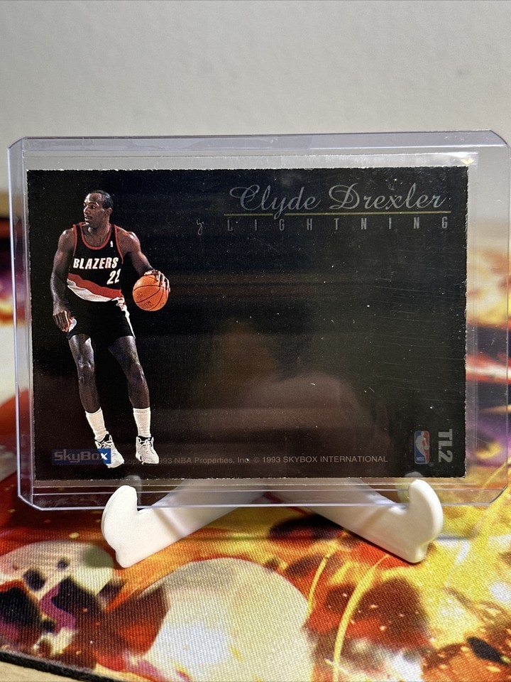 1992-93 Skybox Thunder and Lightning Buck Williams Clyde Drexler #TL2 ...