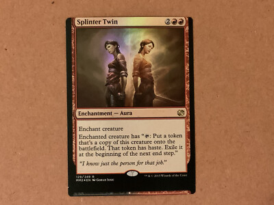 MTG Magic Splinter Twin Foil x1 MM2 NFC Miscut | eBay