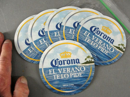 CORONA BEER ROUND DRINK COASTER EL VERANO TE LO PIDE WHAT SUMMER WANTS ...