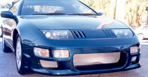 TEAMJetspeed Made Fiberglass FOR NISSAN 300ZX Z32 BOMEX STYLE FRONT BAR ...