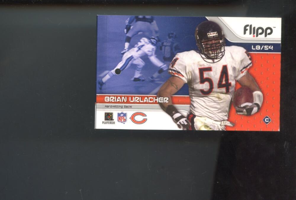 2002 Flipp Books Brian Urlacher FlippBooks Football Flip Book Sports ...