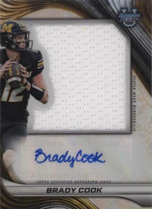 2024 Bowman's Best University - Prospect Jumbo Relic Autographs Brady ...