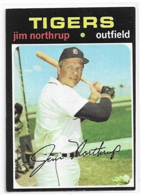 JIM NORTHRUP 1971 Topps Baseball card #265 Detroit Tigers EX/EX+ | eBay
