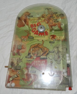 Vintage Marx The Big Game Bagatelle / Pinball Game - 16" long | eBay