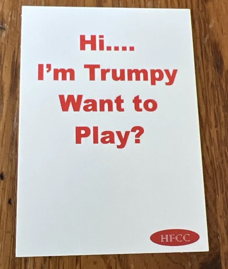 DONALD TRUMP CUSTOM ART CARD - CHUCKY | eBay