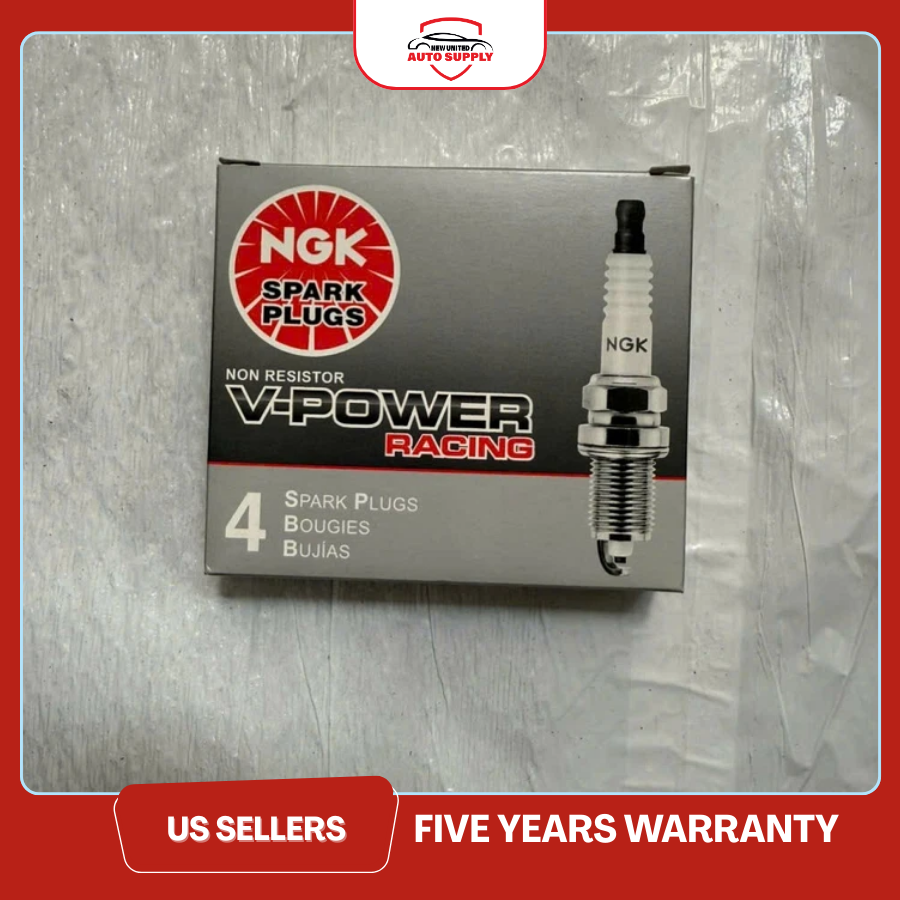 (QTY 4) NGK Spark Plug V-Power 7405 R5672A-9 for 2010-2011 Hyunda ...