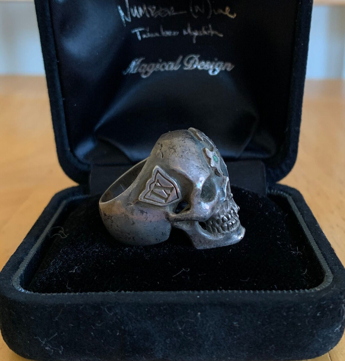 Number (N)ine S/S 2005 Nightcrawler Bejeweled Silver Skull Number (N)ine S/S 2005 Nightcrawler Bejeweled Silver Skull