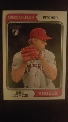 Ben Joyce RC 2023 Topps Heritage High Number Short Print #722 Angels SP ...