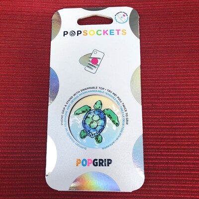 POPSOCKETS PopGrip Tortuga Phone Holder NEW Turtle Ocean Snorkeling ...