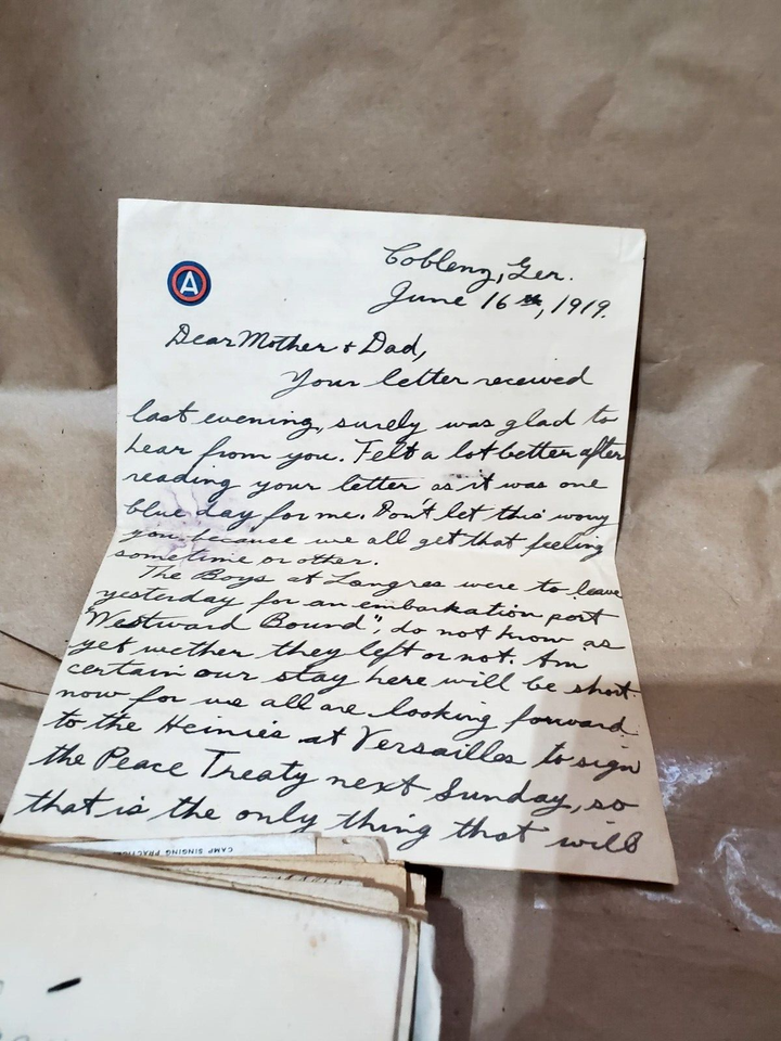 WW1 1918/1919 Original Rare Letters To Home From Soldier HUGE LOT | eBay