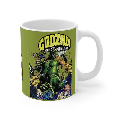 Godzilla Coffee Mug, 11oz - Marvel Comics Retro Art - King of the ...