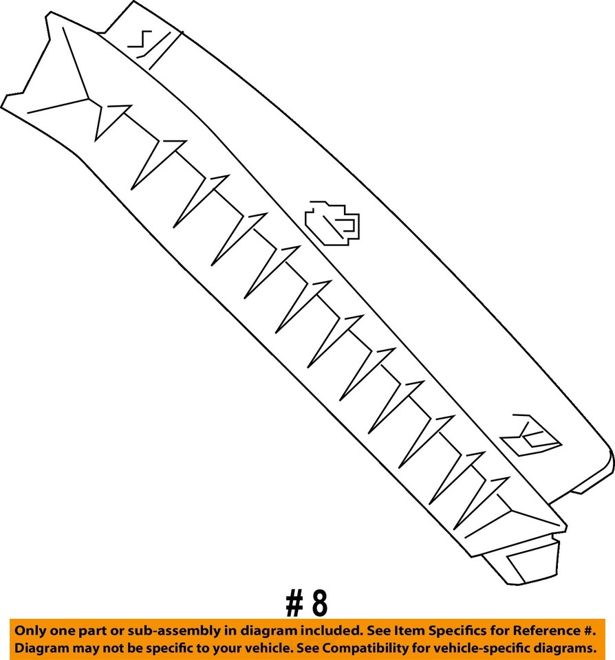 GM OEM 18-21 Traverse Lift Gate Interior Trim-Side Gate Trim 84358858 ...