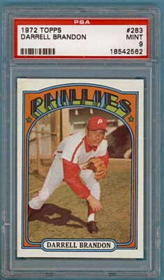 1972 Topps Darrell Brandon #283 PSA 9! | eBay