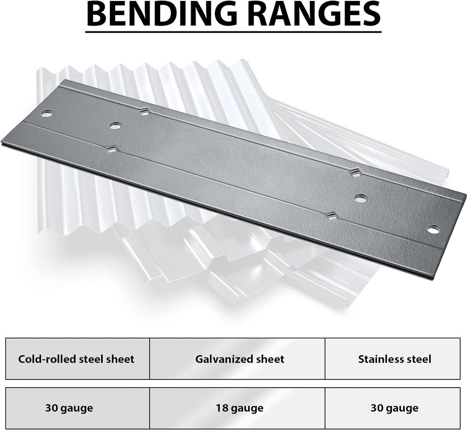 Folding Tool Steel Metal Bending Tool Sheet Metal Bender for HVAC Metal ...