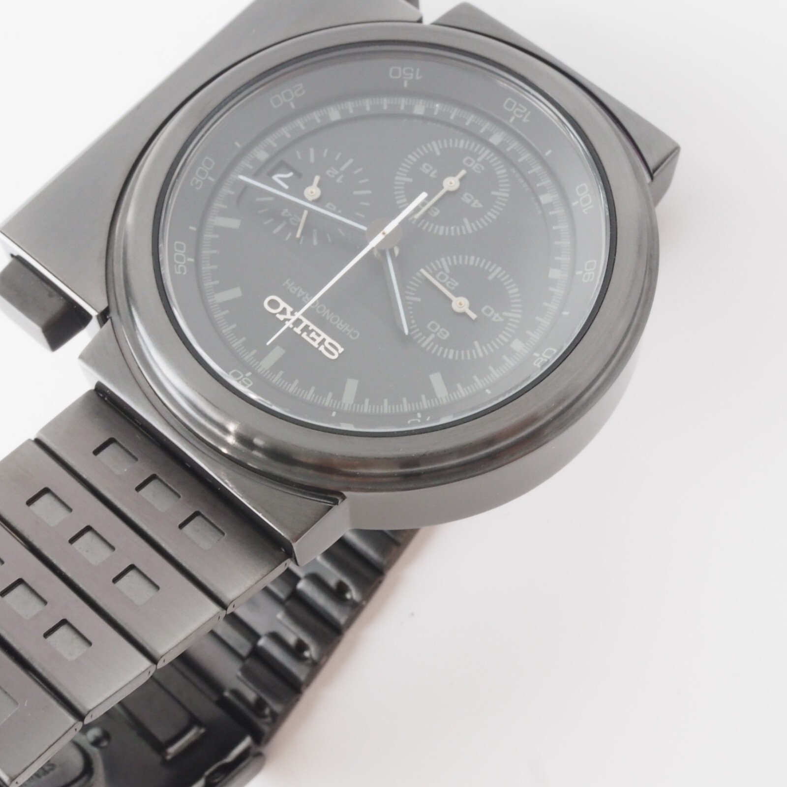 SEIKO Spirit Giugiaro SCED051/7T12-0BW0 Quartz Black Aliens Ripley ...