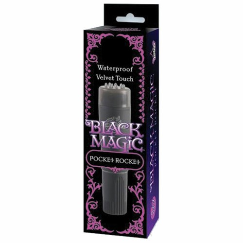 Black Magic Pocket Rocket Massager Velvet Touch Vibe Waterproof ...