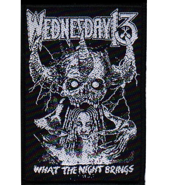Wednesday 13 What The Night Brings Patch Official Metal Band Merch ...