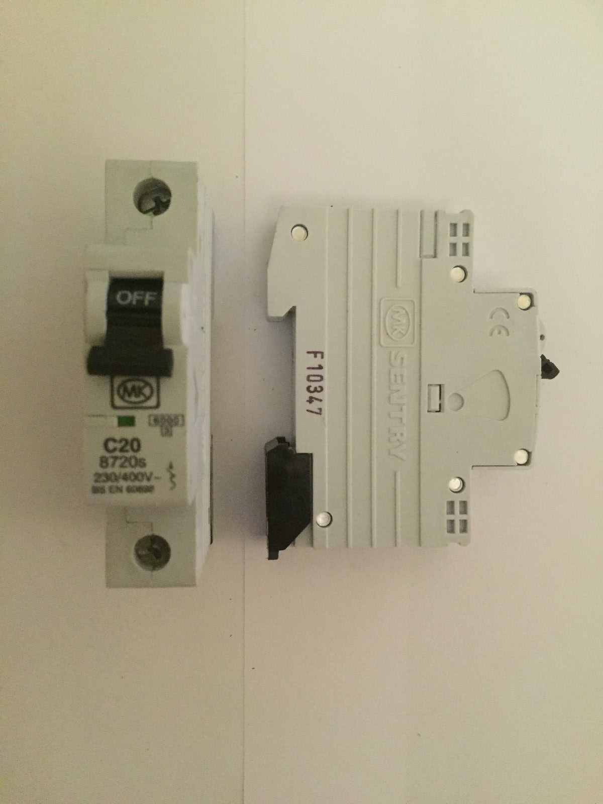 MK SENTRY CONSUMER UNIT MCB 3A 6A 10A 16A 20A 32A 40A 45A 50A TYPE B ...