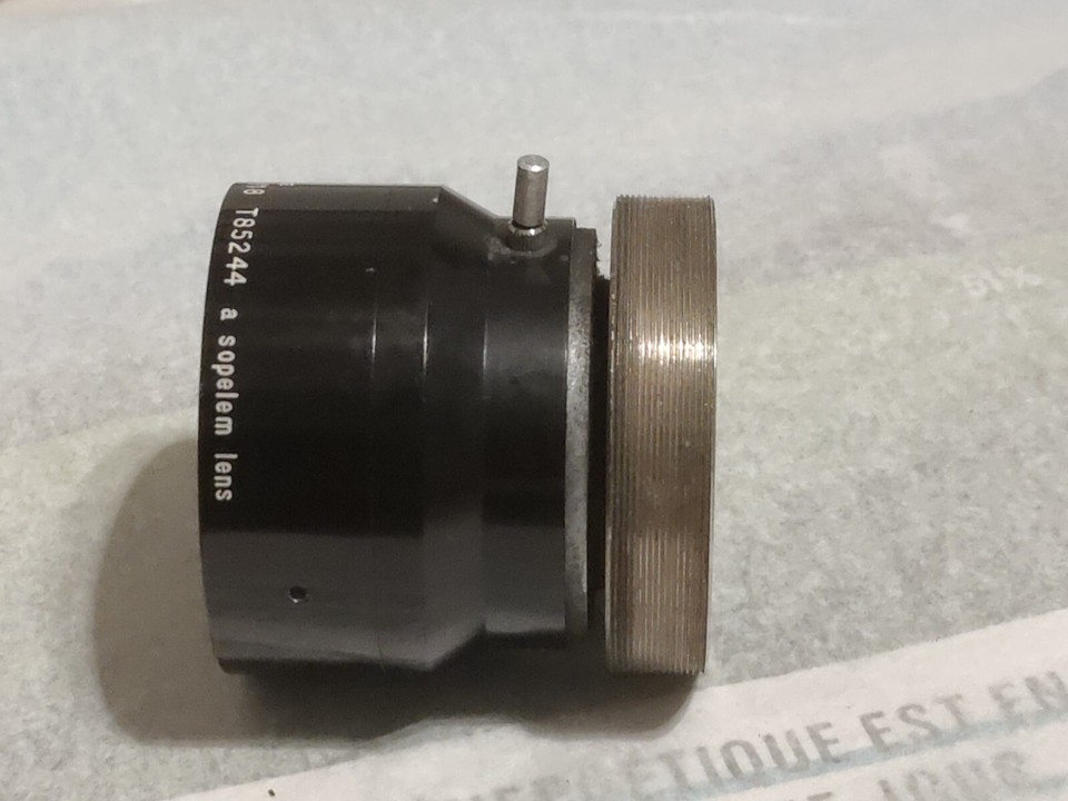 SOPELEM Rank Taylor Hobson Monital / Some Berthiot 10mm F/1.8 Lens 1960 ...