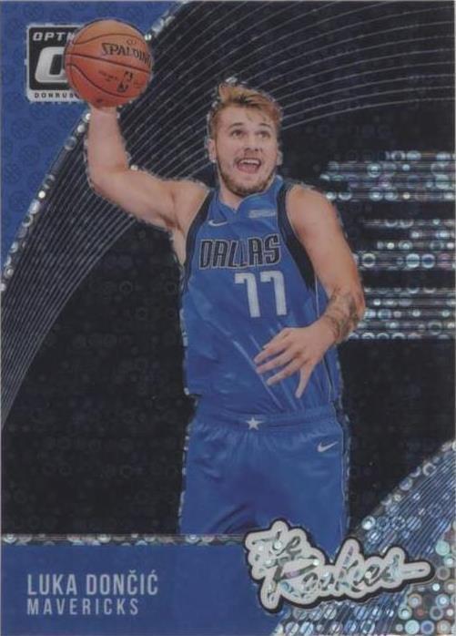 2018-19 Panini Donruss Optic - The Rookies Luka Dončić #3 Holo Fast ...