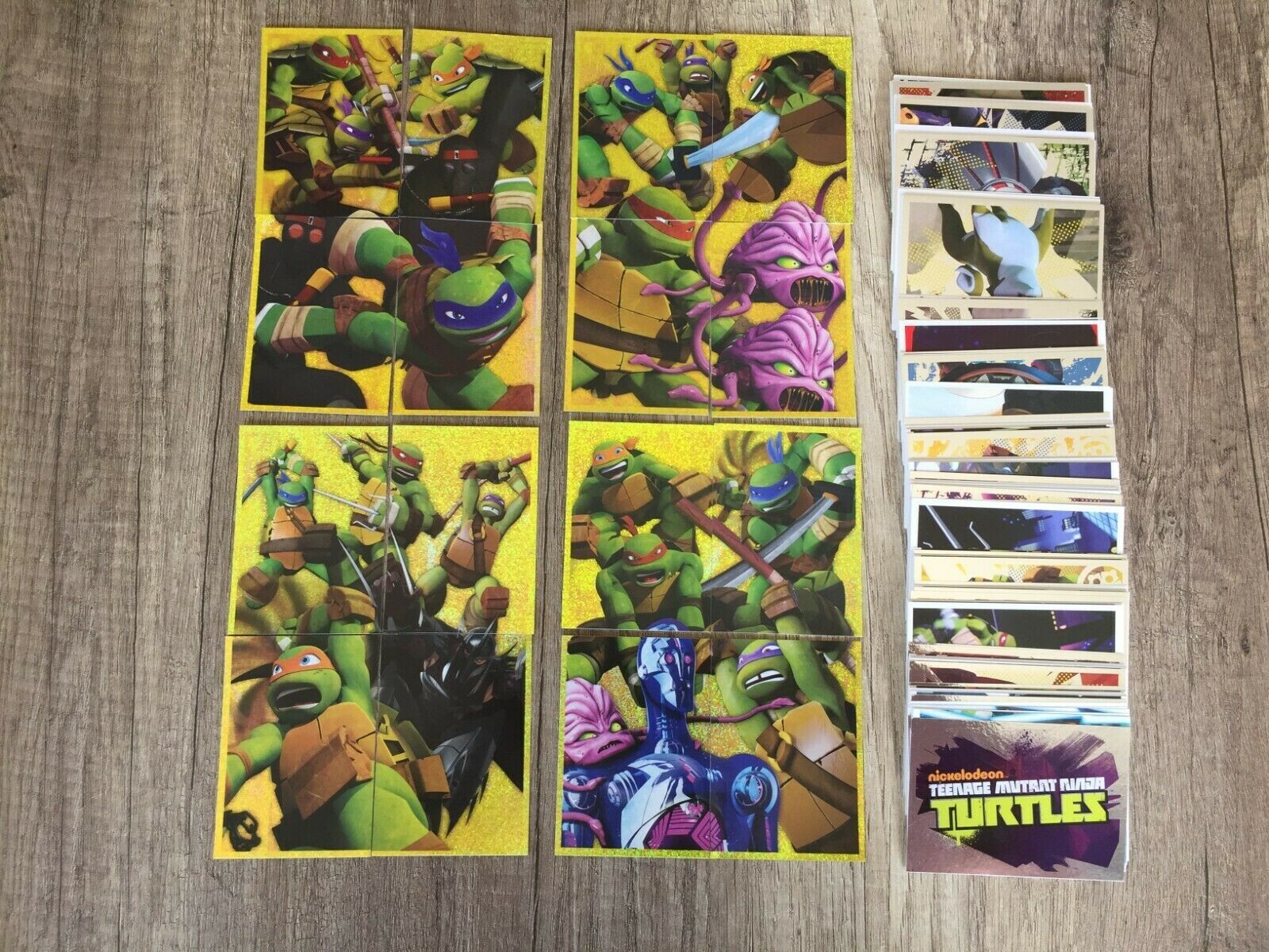 Teenage Mutant Ninja Turtles 2013 Panini Full Set of all Stickers loose ...