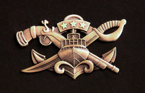 US NAVY SPECIAL WARFARE MASTER COMBATANT CRAFT CREWMAN BADGE; FULL SIZE ...