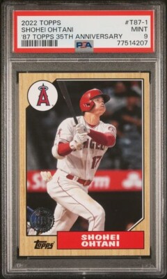 2022 Topps Shohei Ohtani 1987 All-Star Baseball #T87-1 PSA 9 | eBay