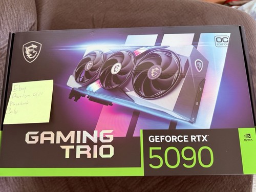 MSI NVIDIA GeForce RTX 5090 GAMING TRIO OC Triple Fan 32GB GDDR7 - All ...