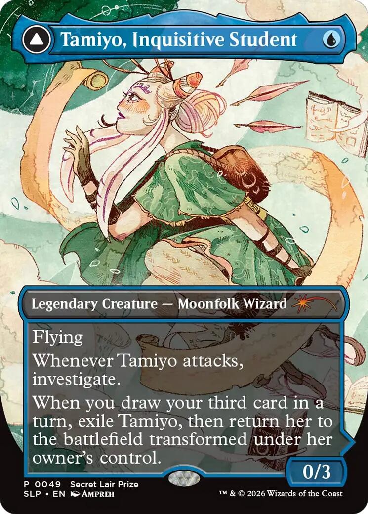 Tamiyo, Inquisitive Student Secret Lair Showdown Foil for sale online ...