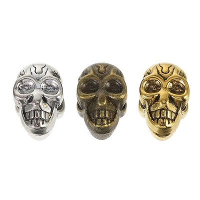 60Pcs Alloy Skull Beads for DIY Jewelry Bracelets Key Chains Making ...