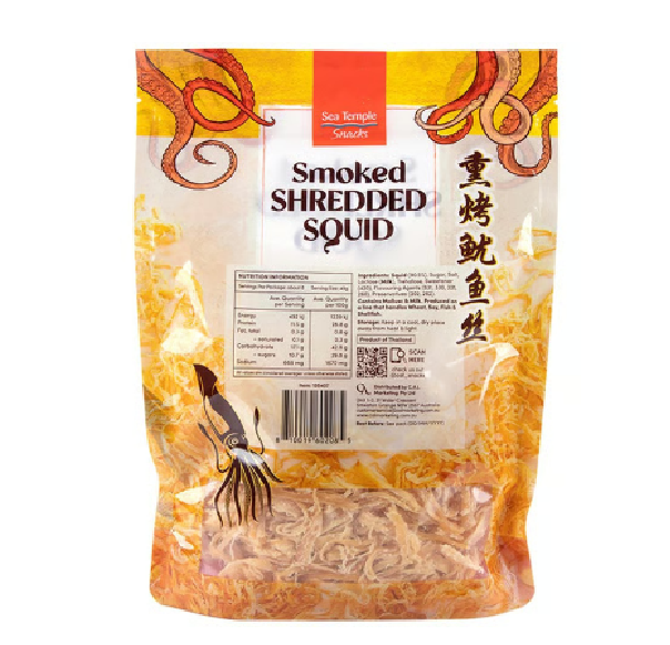 300g Sea Temple Smoked Shredded Squid Value Pack Snack BrandNew | eBay ...
