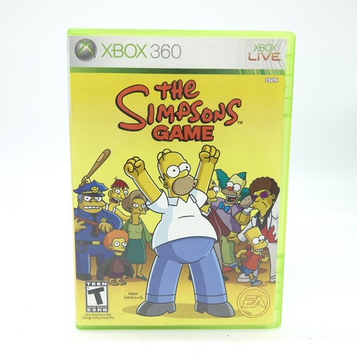 The Simpsons Game (Microsoft Xbox 360, 2007) CIB w/ Insert EA Games ...