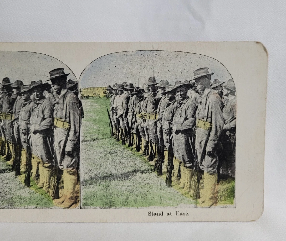 Soldier Standing At Ease