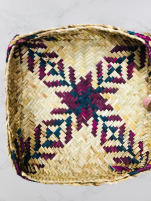 Hand Woven Punnet Basket Food Punnet 100% Natural Eco Friendly Hand ...
