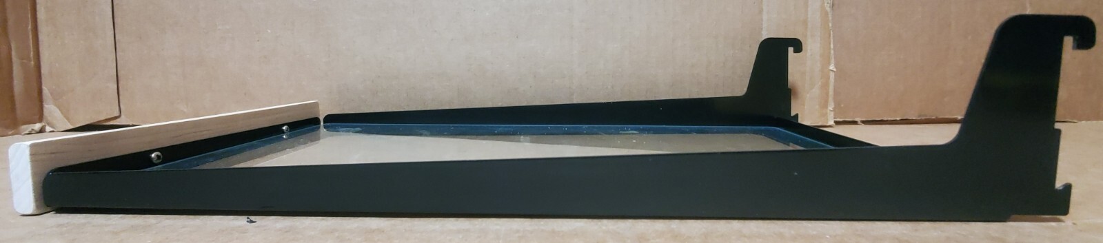 OEM MARVEL 42248723 SPLIT SHELF GLASS, FRAME, SHELF BUMPER & WOOD SHELF ...