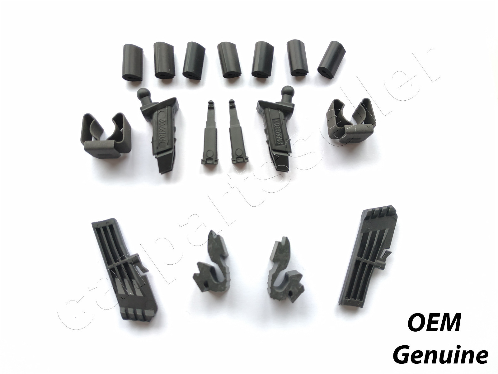 Audi A5 S5 Tailgate Parcel Shelf Mounting Kit Clips Holders BLACK ...