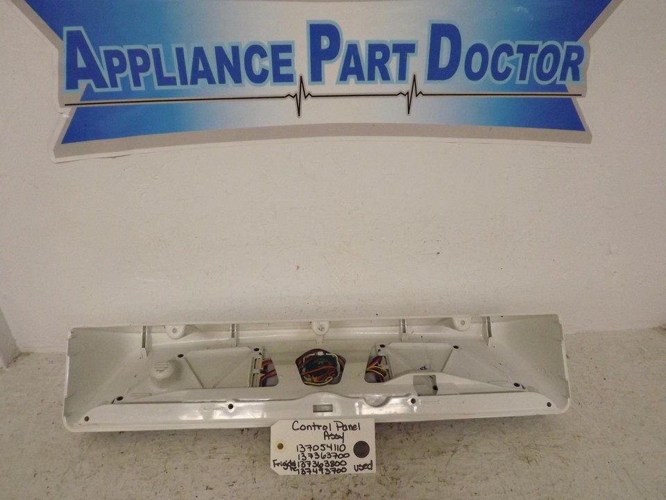 Frigidaire Affinity Washer Control Panel 137054110 137363700 137363800 ...