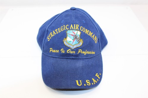 Vintage Cap Strategic Air Command U.S.A.F. with Embroidered Logos Hat ...