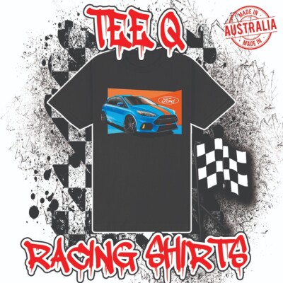 Ford Focus RS Cartoon Black Tee ~ 100% Australian Cotton ST XR5 MK3 ...