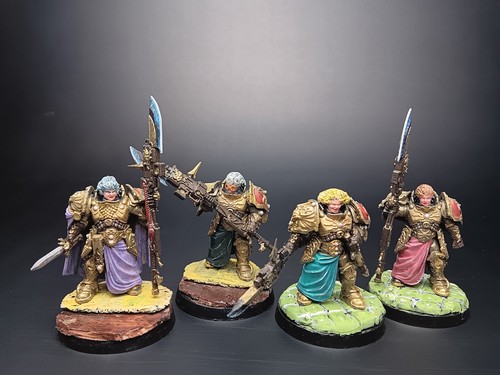 40k Minis Custom Custodes Wardens Golden Girls, Dorothy, Rose, Blanch ...