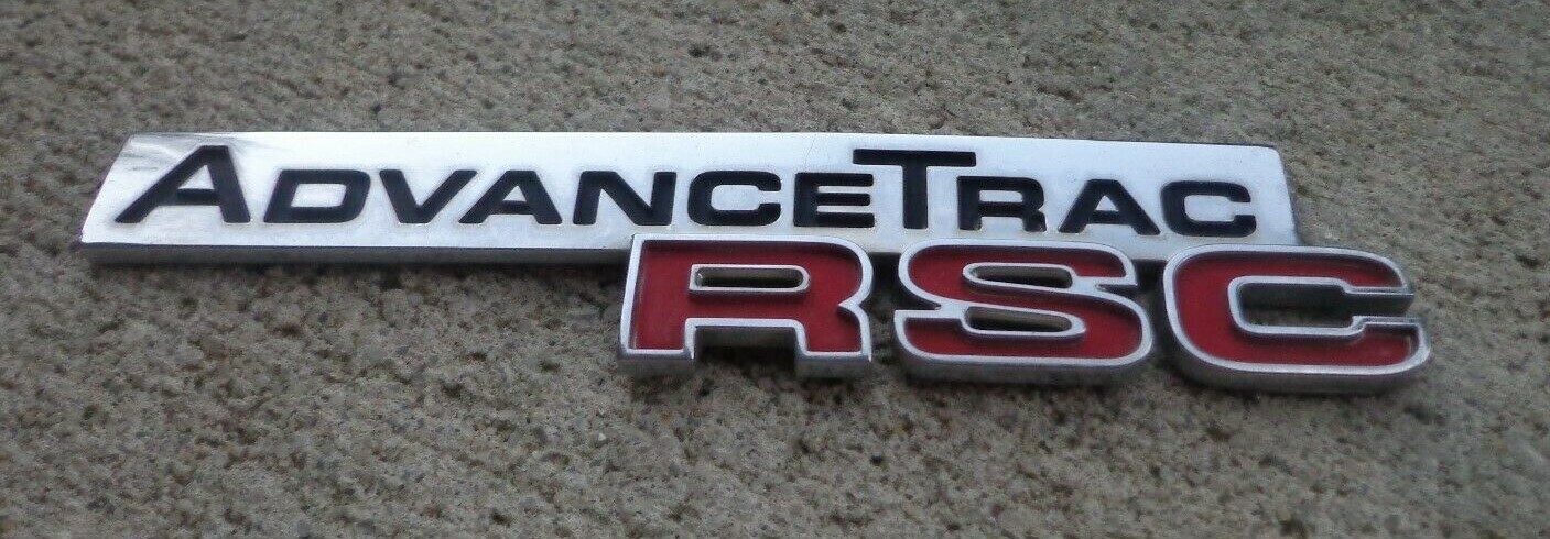 Ford AdvanceTrac RSC emblem badge Explorer Expedition Transit Advance ...