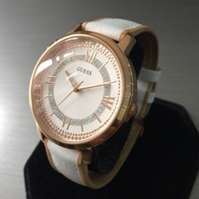 GUESS Ladies Gold Plate Sunrise Watch W0330L13 for sale online | eBay